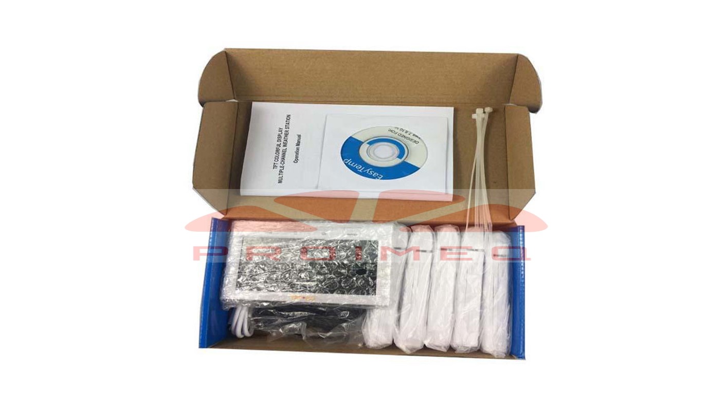 Estación Meteorológica Inalámbrica Termohigrómetro Datalogger PH3001 ...